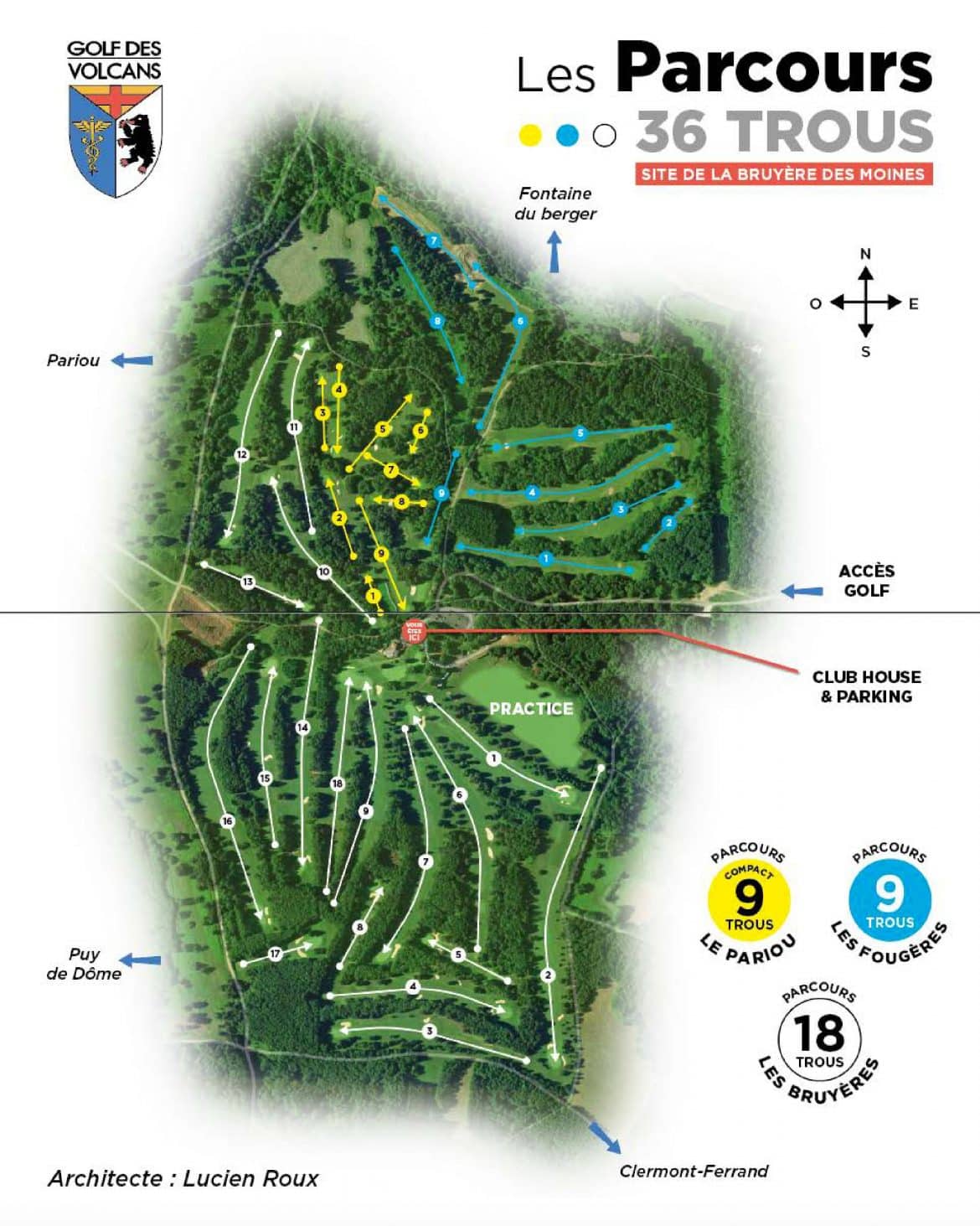 Les Fougères – Parcours 9 trous - Golf des Volcans